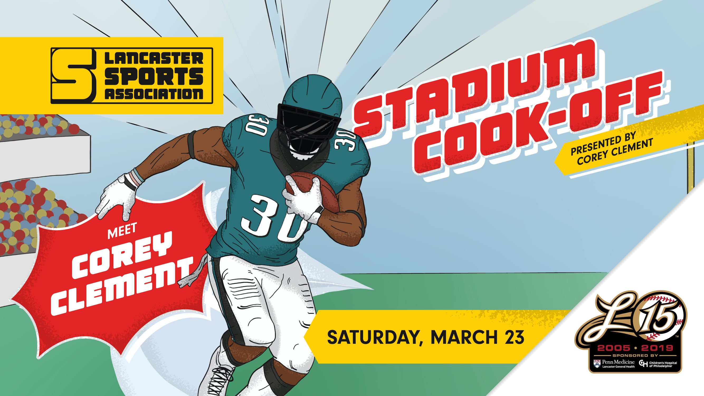 FLASH SALE - $10 OFF Corey Clement Stadium Cook-Off Tickets! – Philly ...