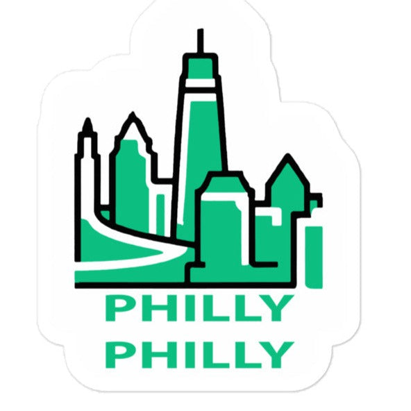 Philly Philly Skyline Sticker – Philly Drinkers